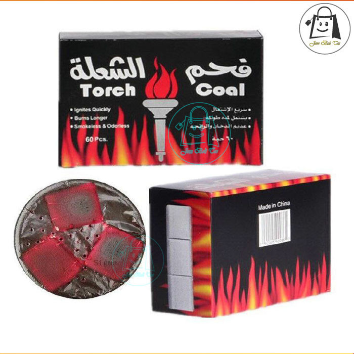 Arang Carchoal Bukhoor Torch Coal 60pcs | Shopee Malaysia
