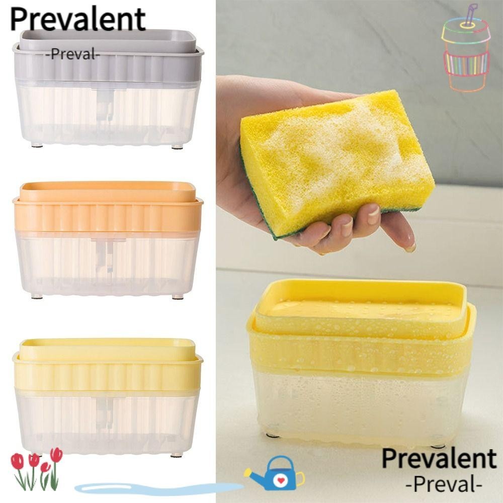 PREVAL Detergent Dispenser, Double Layer Manual Press Soap Pump ...