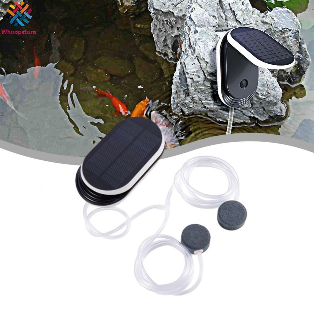 Solar Power Oxygen Pump Aquarium Oxygenator Fish Tank Oxygen Aerator ...