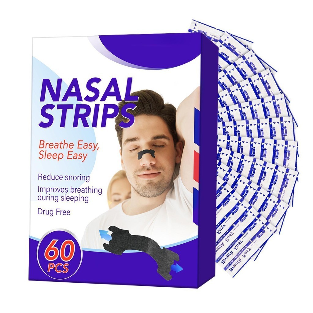 Sleep Strips Patch Stop Snoring Breath Easier Congestion From Colds ...