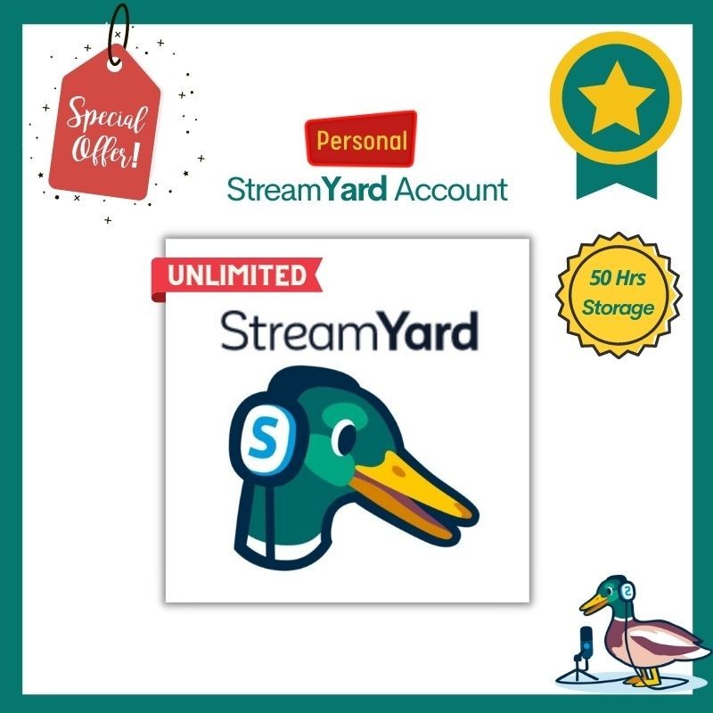 StreamYard PREMIUM - Private & Personal Account (With Recording) | Shopee Malaysia