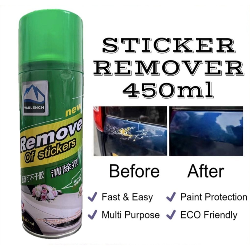 Sticker Remover Spray Remove Sticker Double Tape Road tax Spray ...