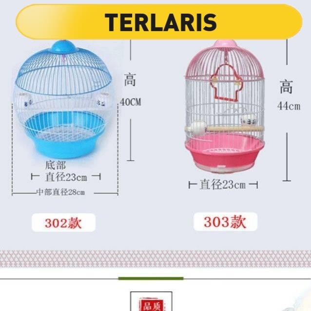 sangkar burung Kandang Burung Kecil Bulat, Sangkar Burung Besi Retro ...