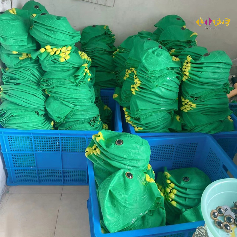 colorfullife Halloween Green Fish Head Monster Mask Toy Sand Sculpture ...