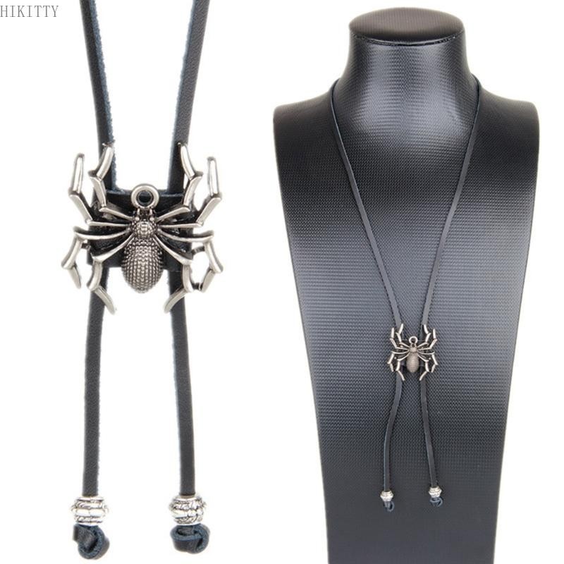 HIK Alloy Stereo Spiders Buckle Bolo Tie for Men Women Bridegroom ...