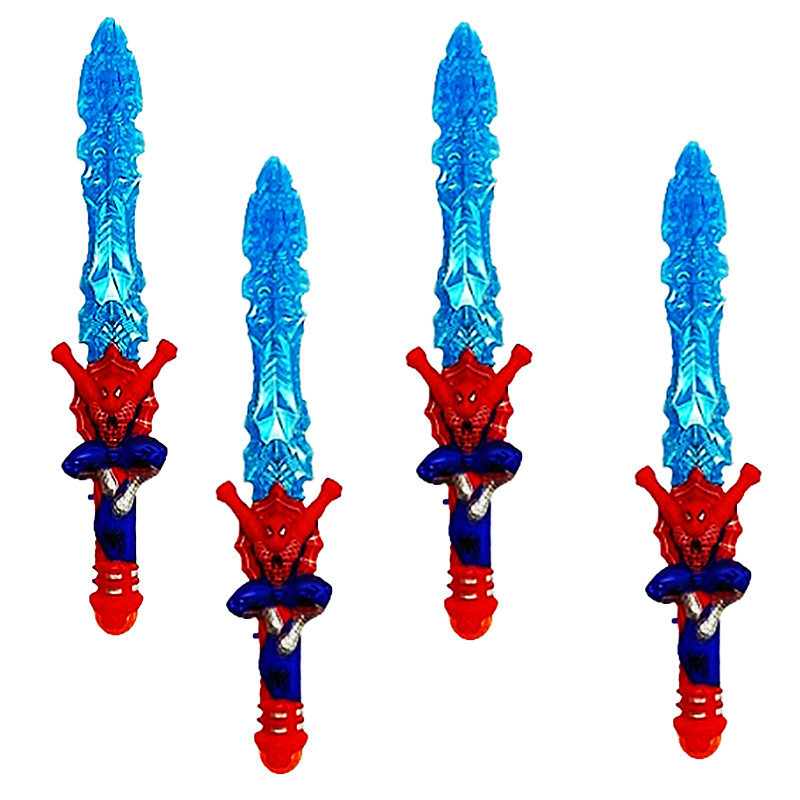 Battery Operated Marvel Spiderman Design Light Saber Toy Cartoon ...
