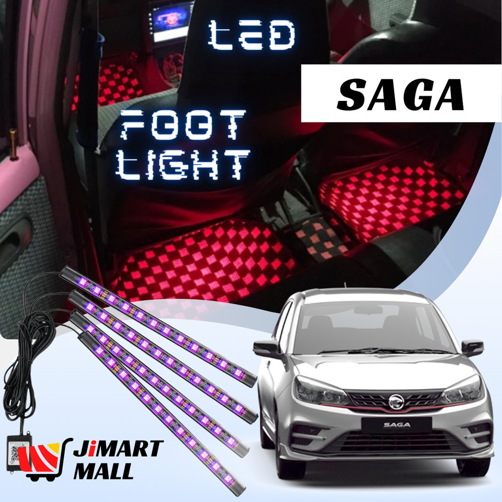 SAGA VVT MC2 LED AMBIENT LIGHT Foot Floor Lampu Kaki Kereta RGB ...