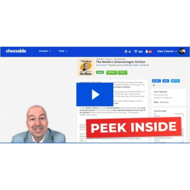 PREMIUM CHESS VIDEO | Chessable The Modern Scheveningen Sicilian, GM ...