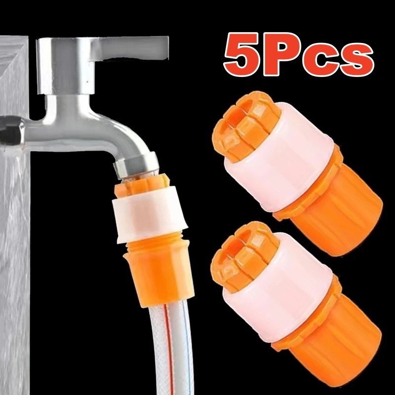 5Pcs Universal Faucet Interface Water Hose Quick Connectors Backflow ...