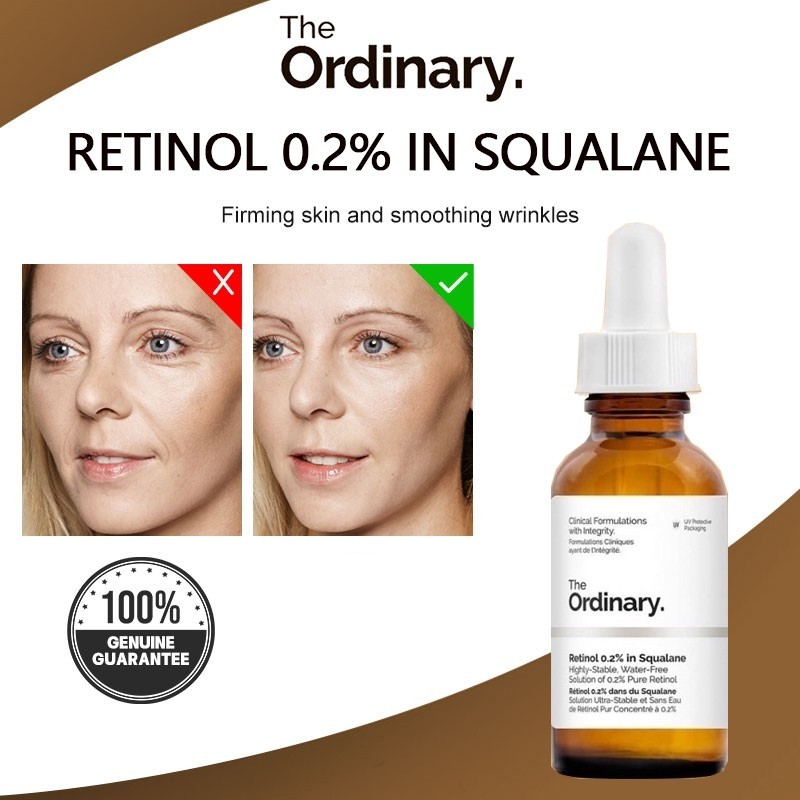 The Ordinary Retinol 0.2% in Squalane -Anti-Aging Essence Reduces ...