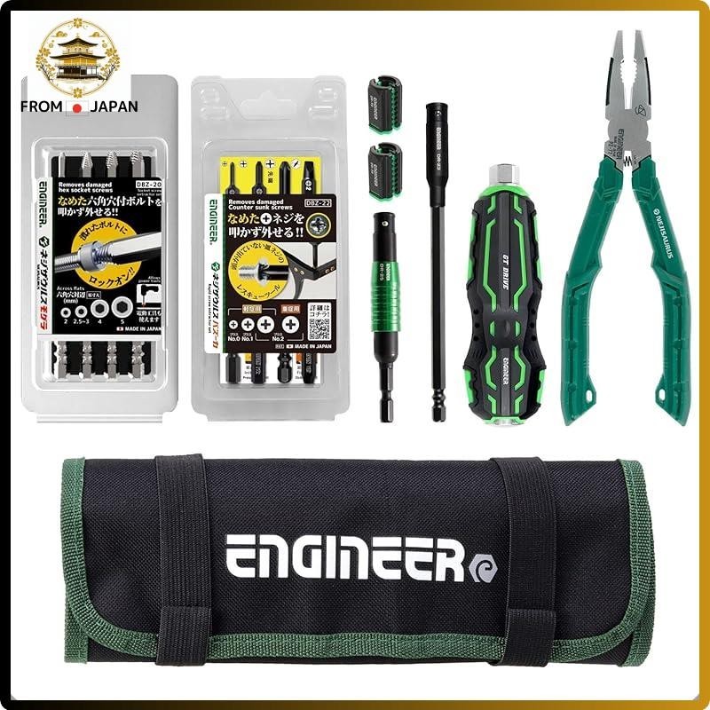 ENGINEER Engineer Combination Tool 8-Piece Set for Crushed Phillips and ...