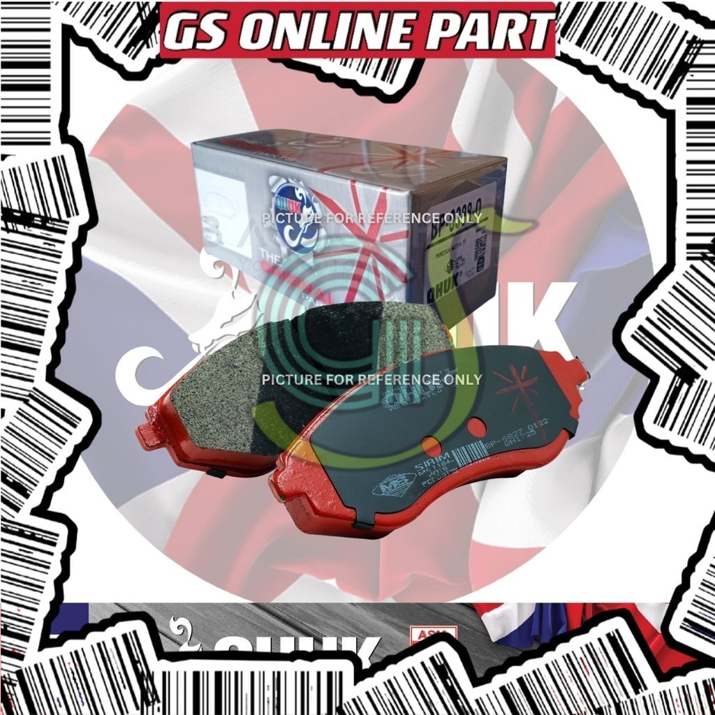 FRONT DISC BRAKE PAD PERODUA MYVI LAGIBEST ICON 2011-2016 AXIA BEZZA 1. ...