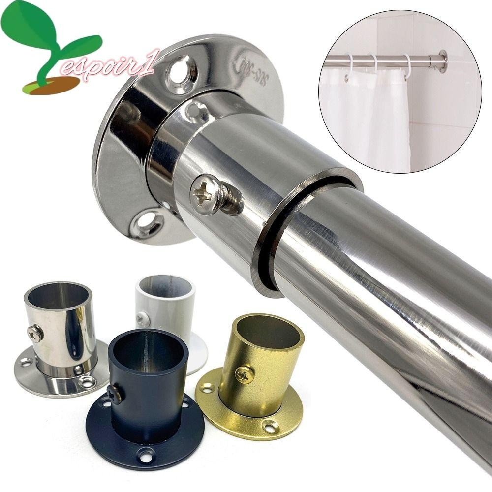 ESPOIR 1Pc 19mm-32mm Closet Flange 19mm-22mm Closet Pole Sockets ...