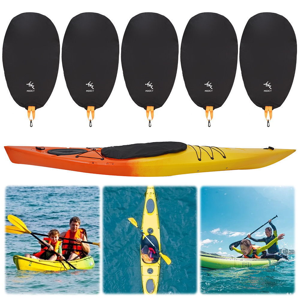 AIGONI™ Kayak Cockpit Cover 420D Oxford Cloth Deck Boat Cover for ...