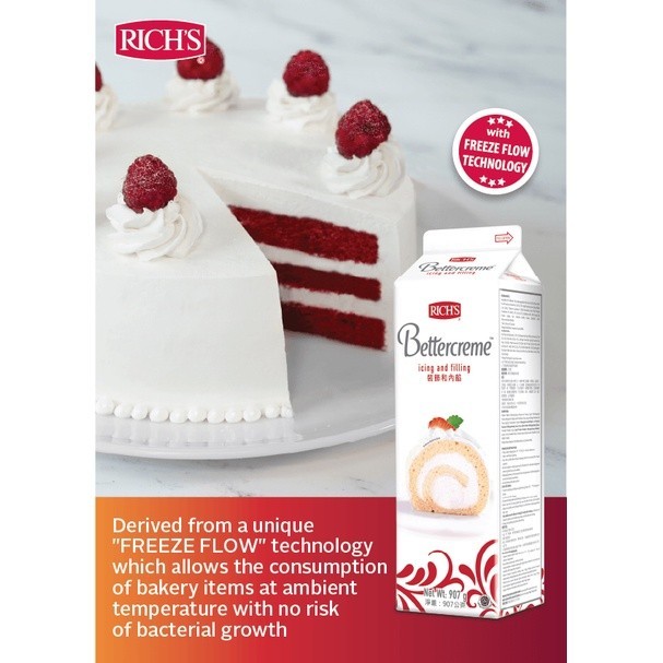 Rich's Bettercream Non-dairy cream 907g Delivery Klang Valley Only ...