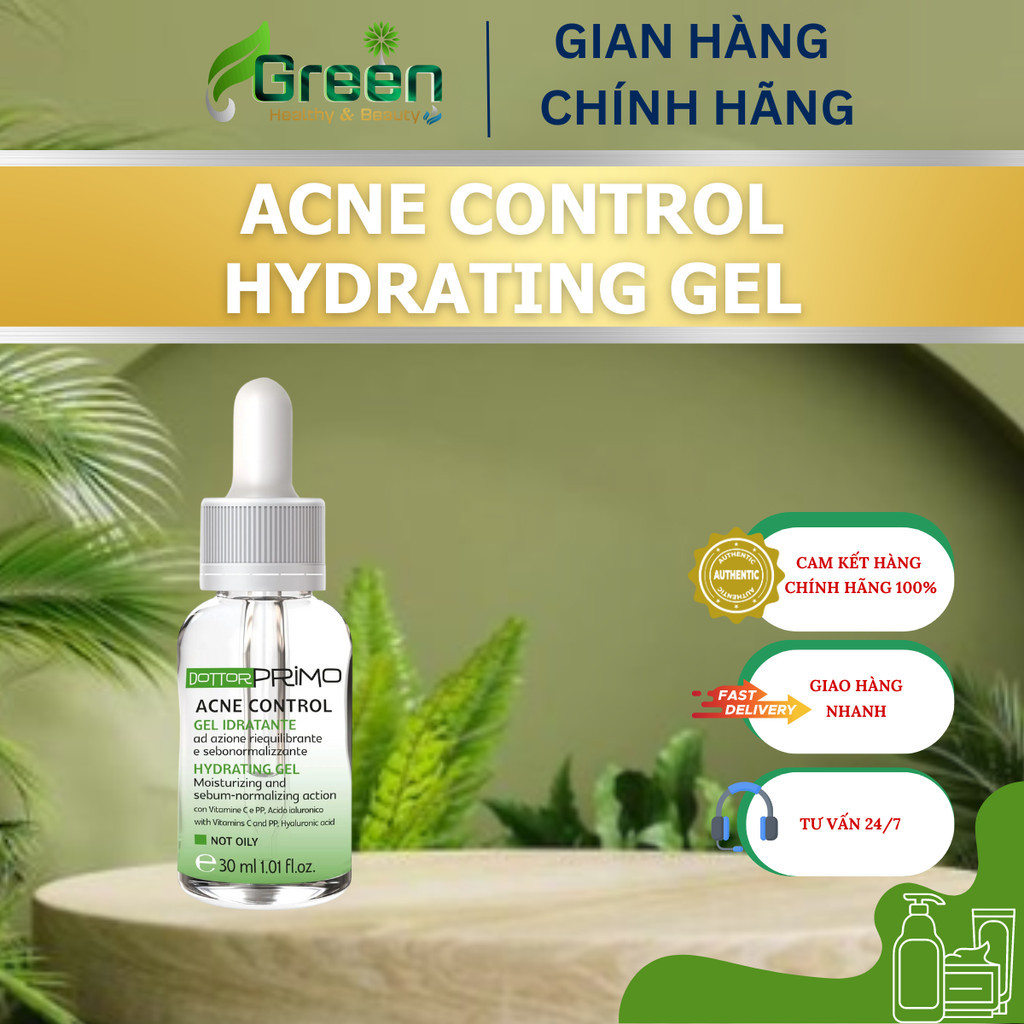 Acne CONTROL HYDRATING Gel - Moisturizing, ACNE Reducing Gel (30ml ...