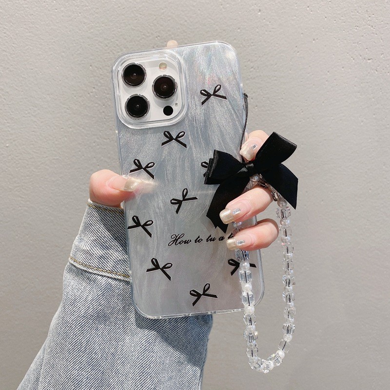 Ribbon Bow Knot Feather Gauze Case for OPPO Reno 12 12F 11 11F 10 8 Pro ...