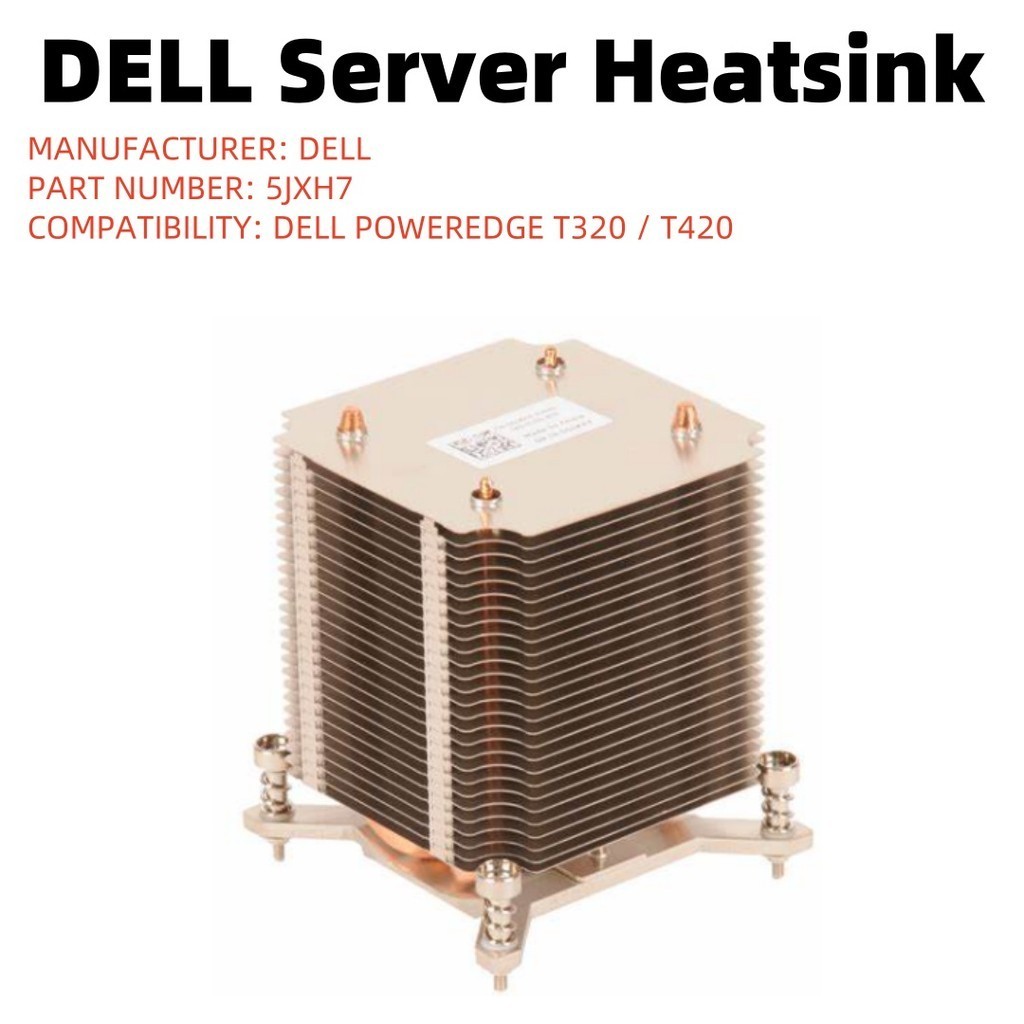 Dell PowerEdge T320 T420 Server CPU Processor Heatsink 5JXH7 05JXH7 ...