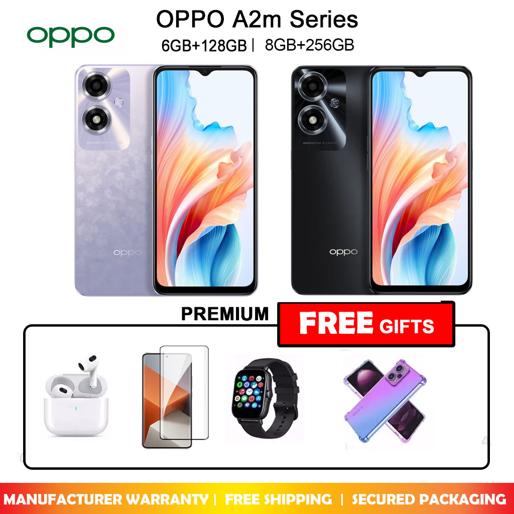 OPPO A2m 5G Vitality Edition [6GB+128GB] |[8GB+256GB] Original Malaysia New Set | Shopee Malaysia