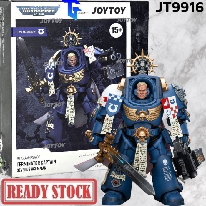 Joytoy 1/18 Warhammer 40K Ultramarines Terminator Captain Severus ...