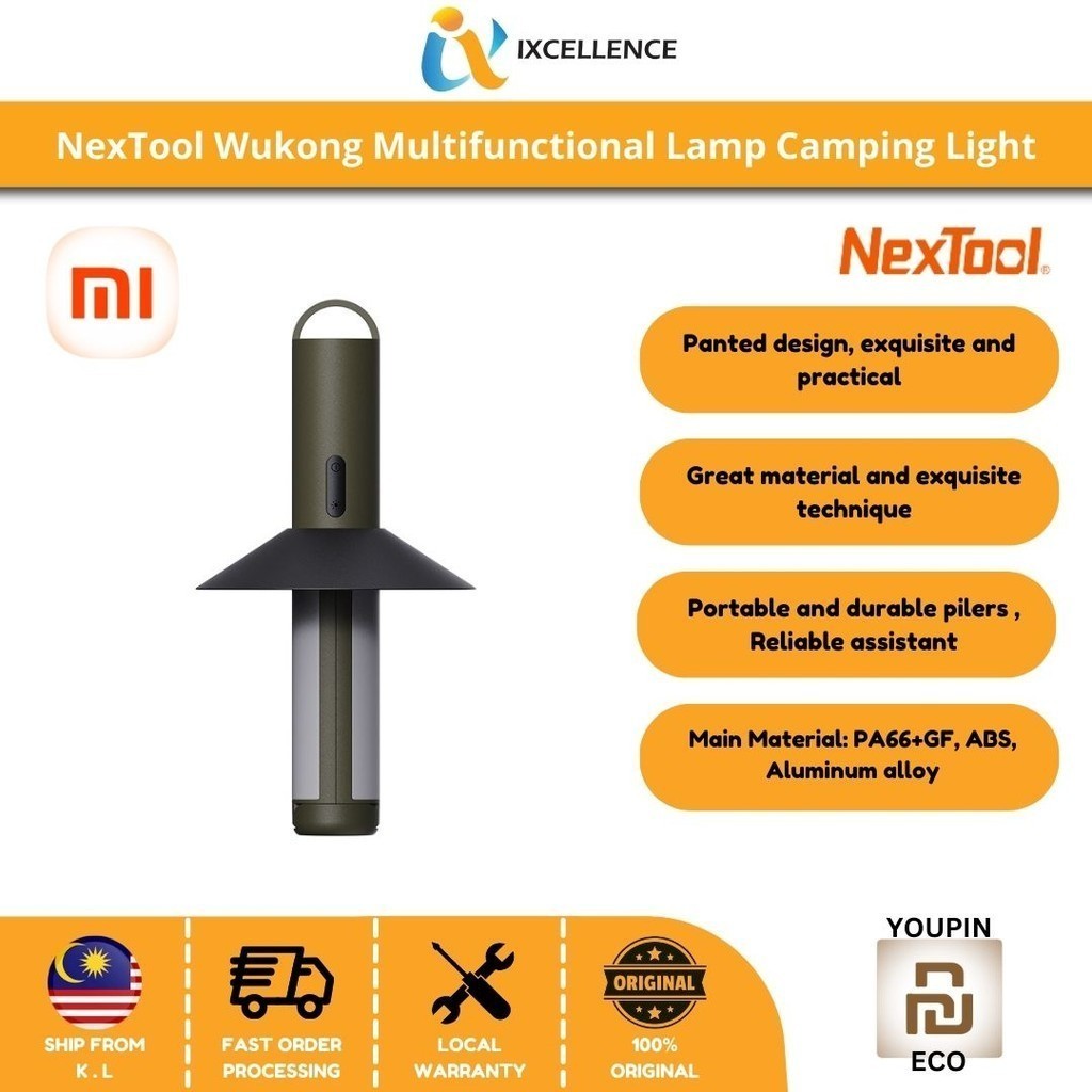 [IX] NexTool Outdoor Wukong Multifunctional Lamp Camping Light NE20265 ...