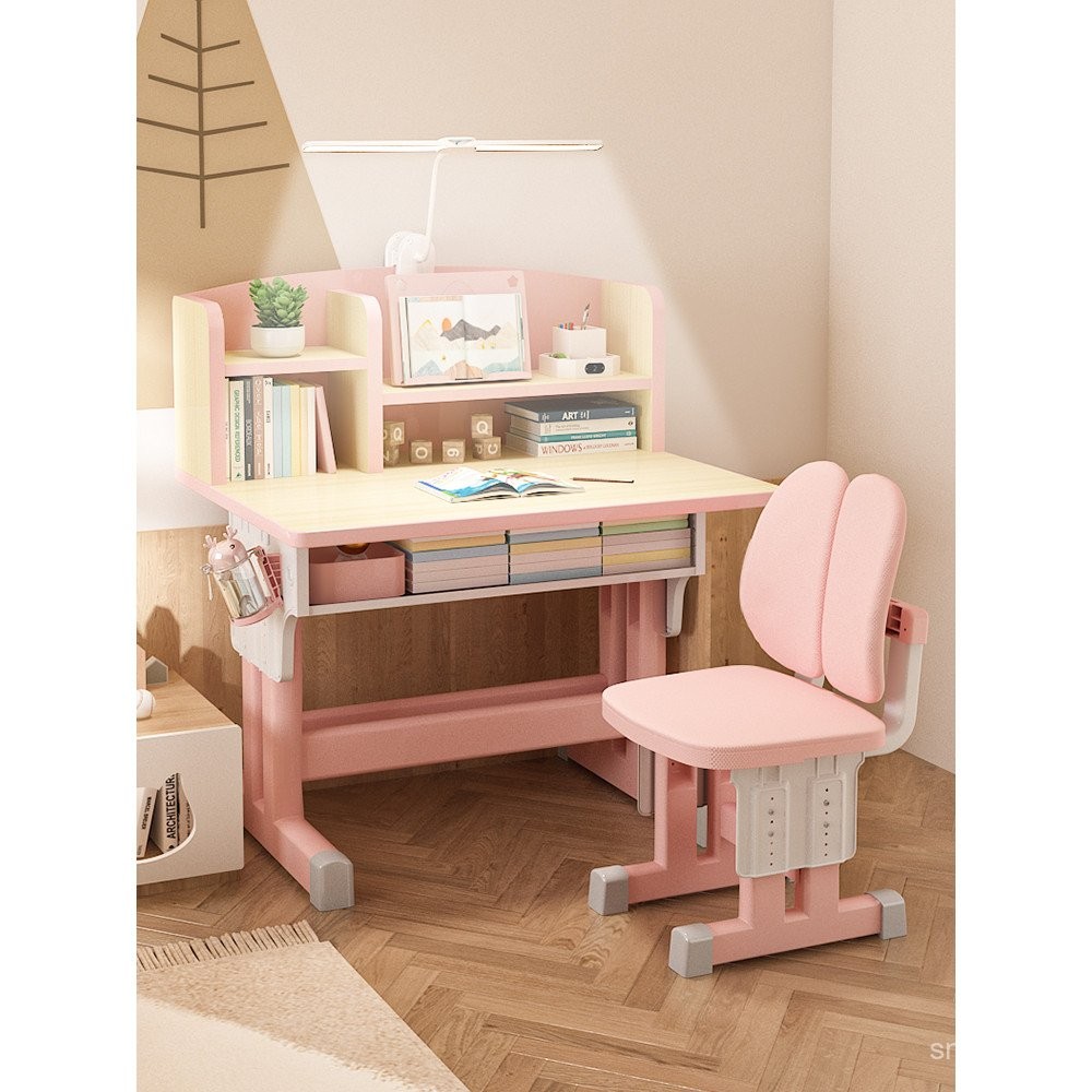 Children Study Desk Desk Household Desk Writing Homework Desk Chair ...