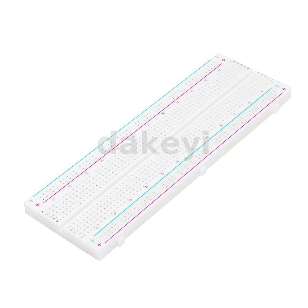 A7 Test Develop DIY 830 Point Solderless PCB Breadboard For MB-102 ...