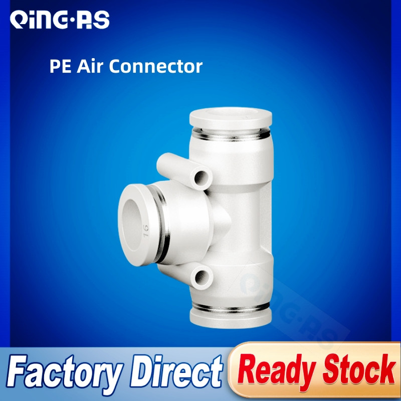 Pe T-Type Three-Breath Pneumatic Accessories Trachea Quick Plug PE-4 6 ...