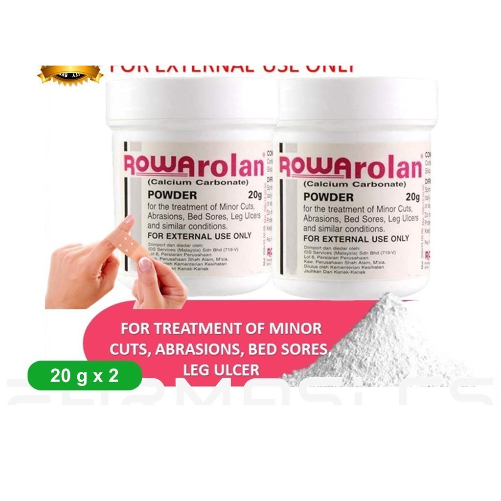 Rowarolan Calcium Carbonate Powder 20g x 2 bottles EXP:04/2027 ...