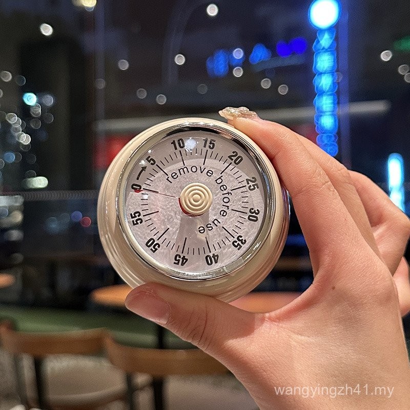 [Kitchen Goods] Japanese Mechanical Timer!No Battery Alarm Clock with ...