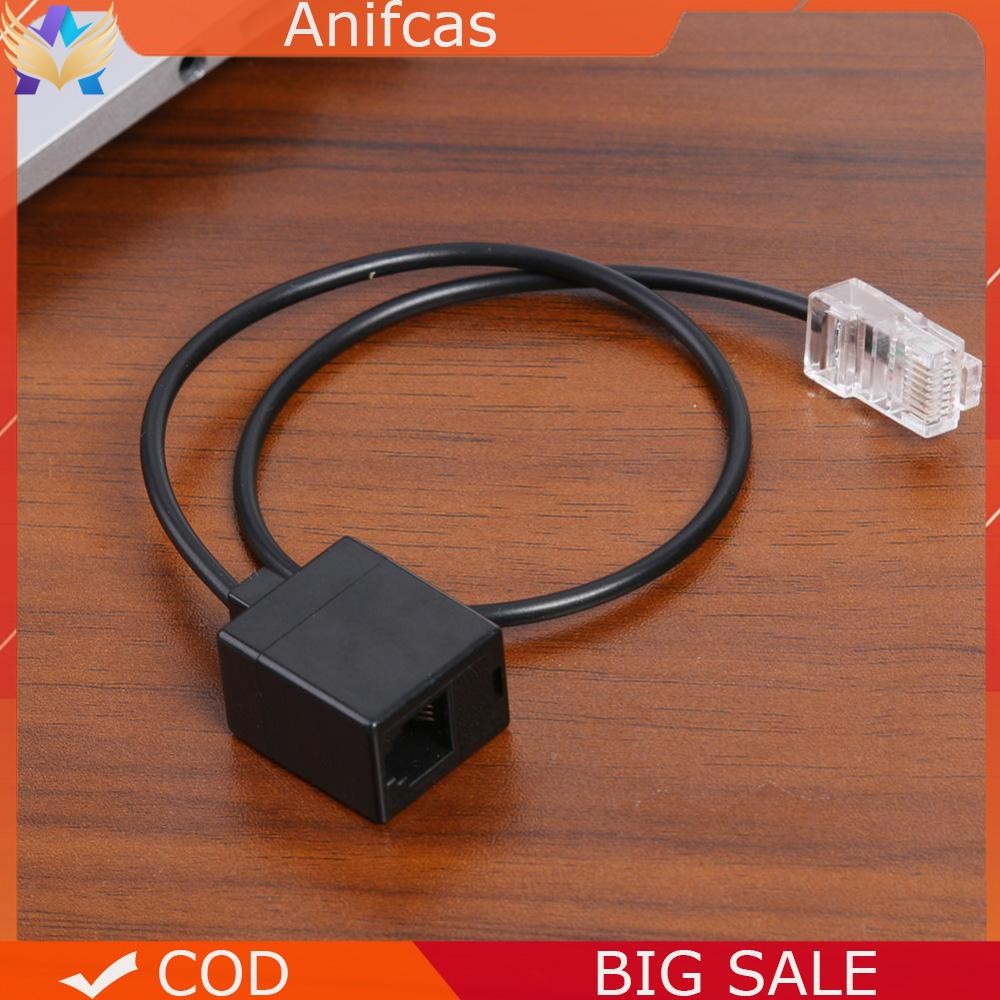 RJ45 8P8C Male to RJ11 6P4C Female Adapter Headset Audio Converter ...