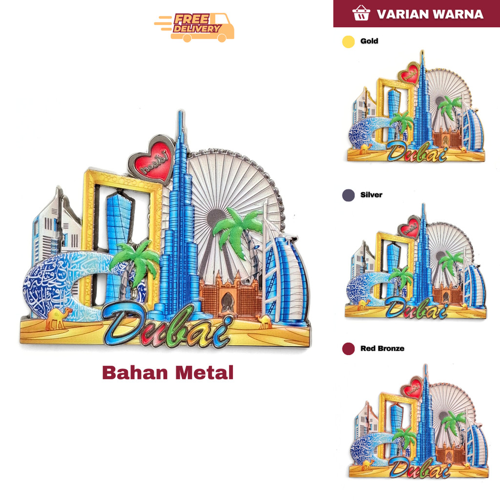 Dubai refrigerator magnet Souvenir from the UAE | Shopee Malaysia