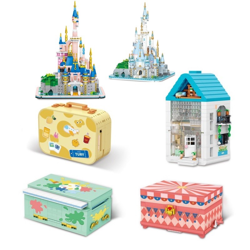 Disney Prince Castle DIY Building Blocks Fairy Tale House Bricks ...