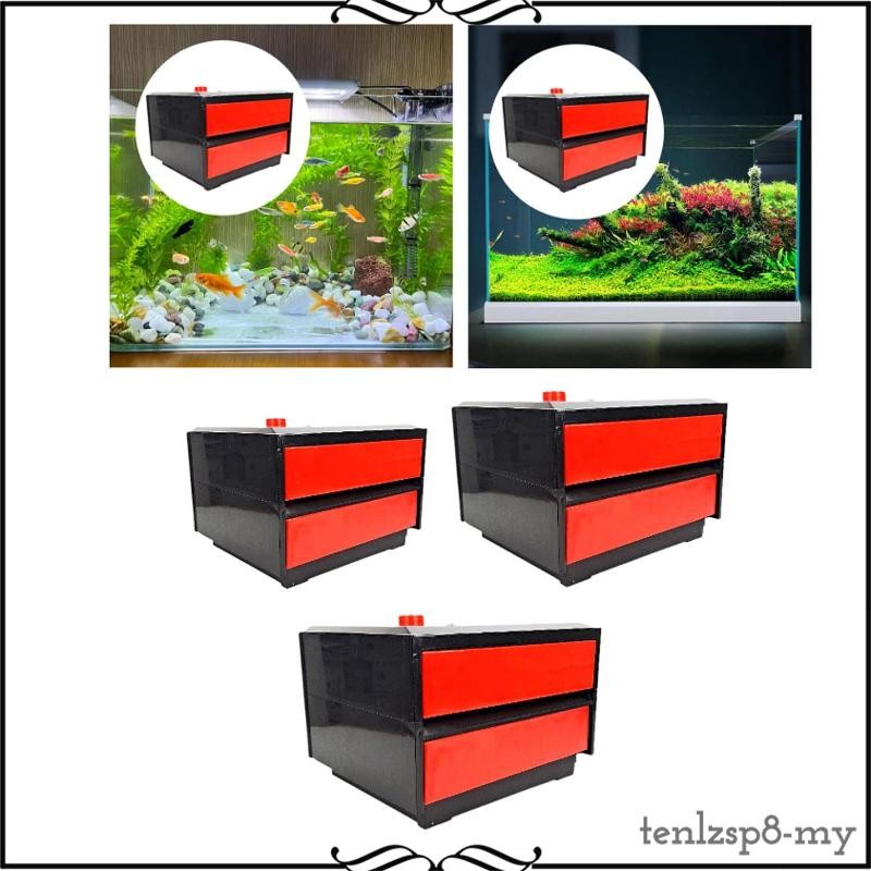 [Tenlzsp8] Aquarium Box Overflow Pipe Filtration System Water Purifier ...