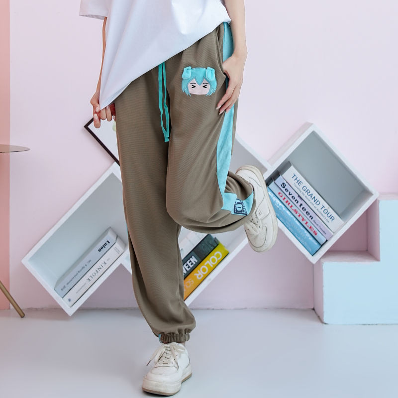Original miku Two-Dimensional Clothing Hatsune Casual Loose Cartoon ...
