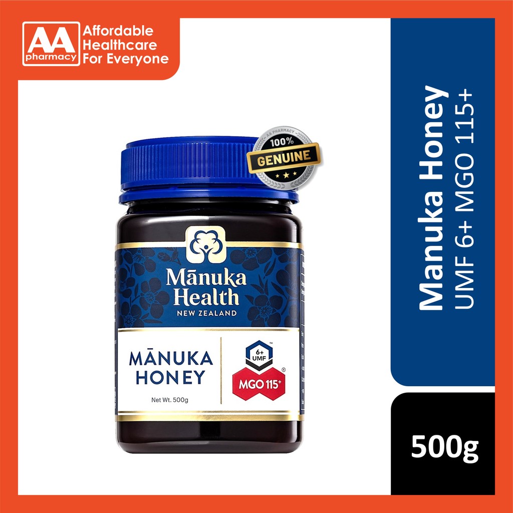 Mānuka Health New Zealand Mānuka Honey UMF 6+ MGO 115+ 500g | Shopee Malaysia