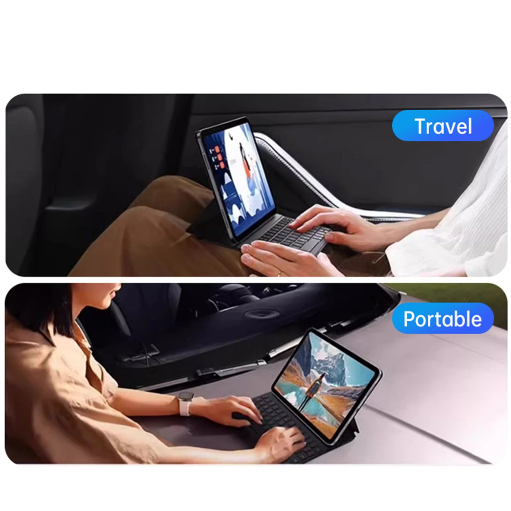 Magnetic levitation wireless bluetooth keyboard for ipad air 7 11 13 M3 ipad 11 2025 A16 Air 4 5 ...