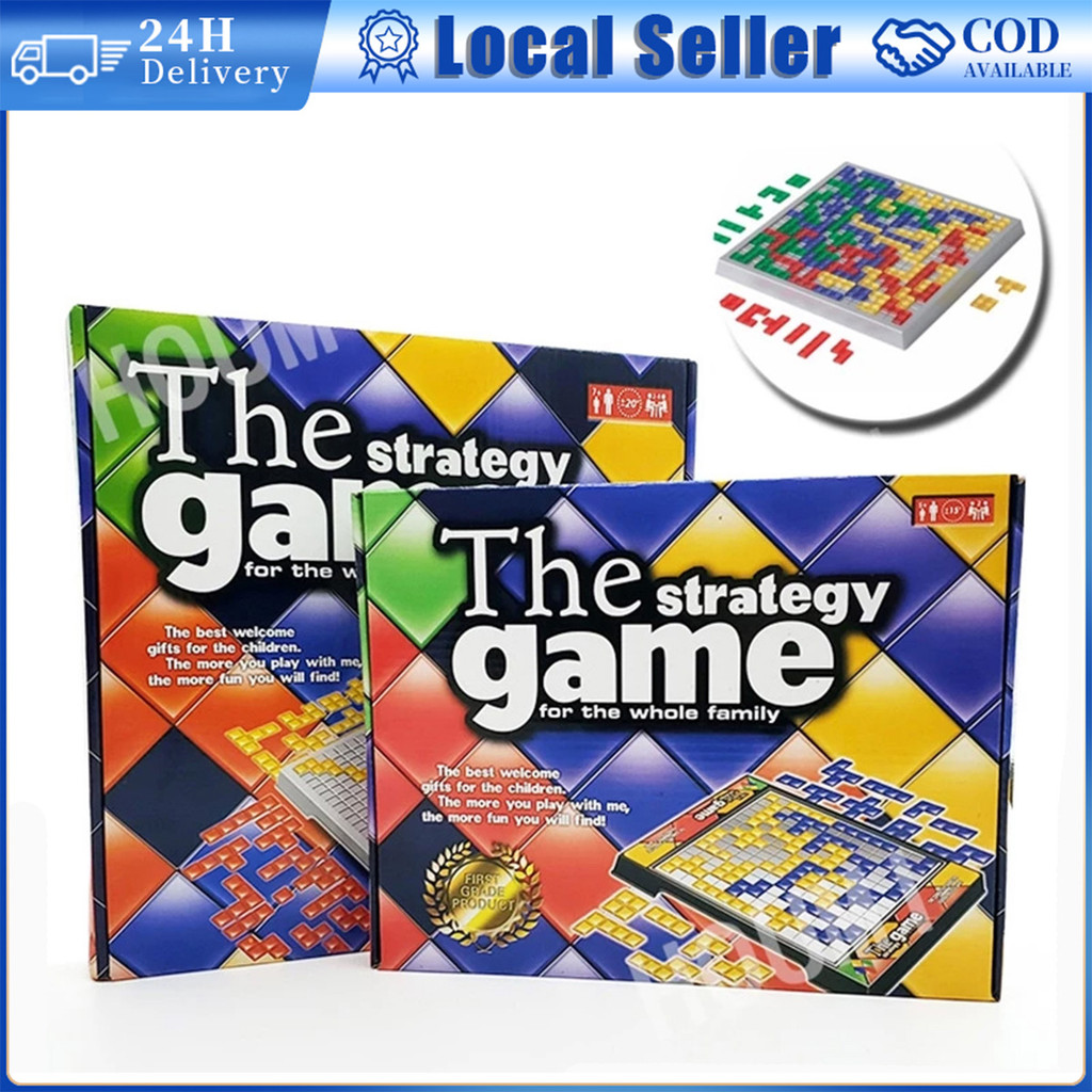 The Strategy Board Game Children Colored Squares Game Blokus Exquisite ...