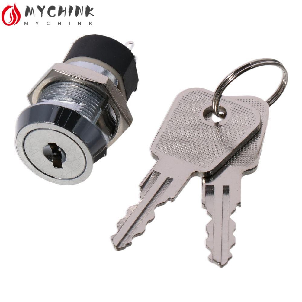 CHINK Electric Keylock, 2 Positions 19mm Push Button Switch, Easy ...