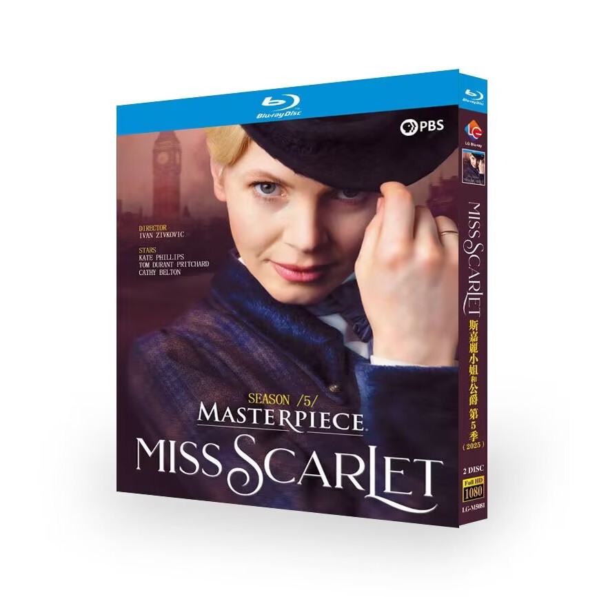 Blu-ray American Drama Miss Scarlet And The Duke Season 5 （2025） 2BD G041 | Shopee Malaysia