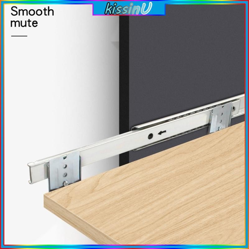 kiss 1 Pair Low-Noise Bearing Pull Out Slide for Keyboard Tray Hanging ...