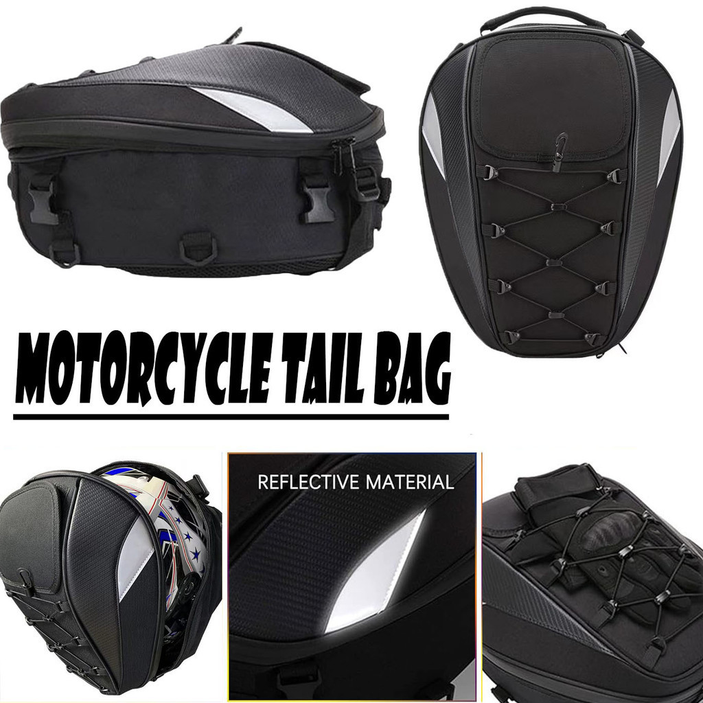 Motorcycle Rear Bag/rider Rear Seat Bag/cycling Waterproof Backpack ...
