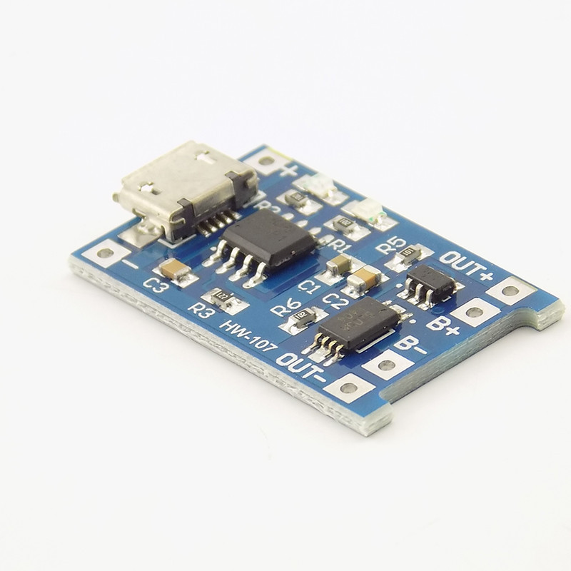 DC-DC 5V 1A Micro USB 18650 Lithium Battery Power Charger Module With ...