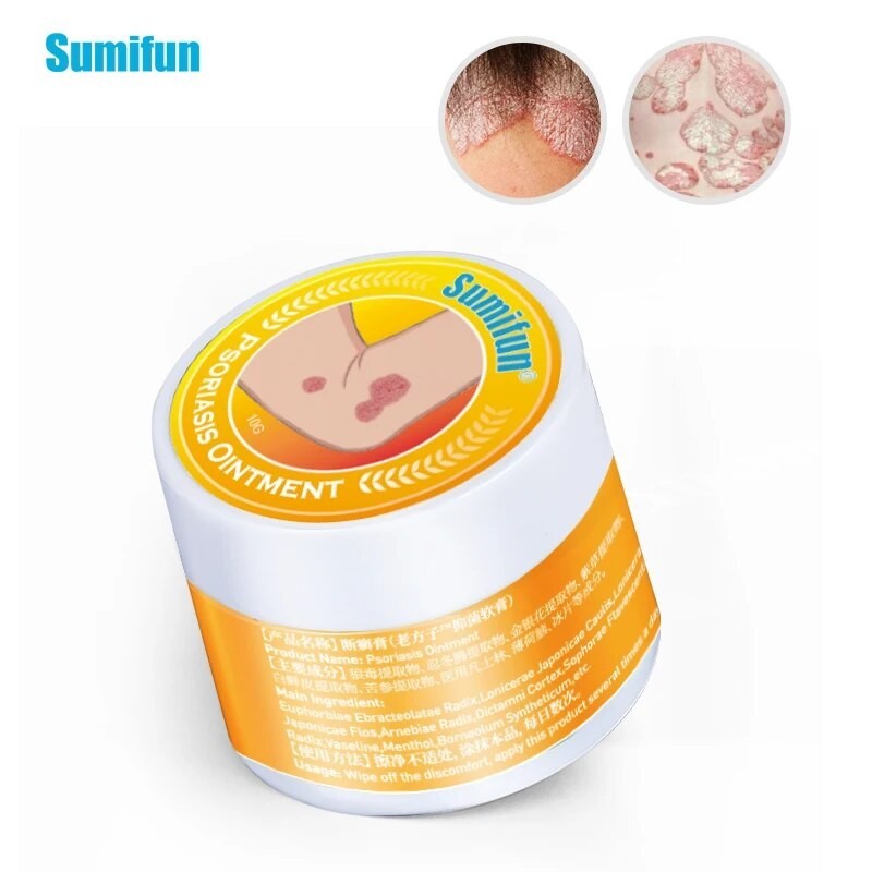 Sumifun Herbal Psoriasis Cream Dermatitis Eczematoid Eczema Ointment
