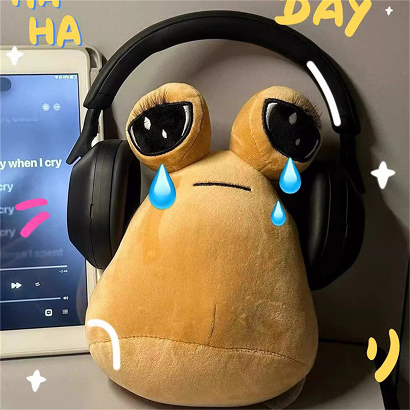 22cm Anime Game Pou Plush Toys Cartoon My Pet Alien Pou Doll Soft ...