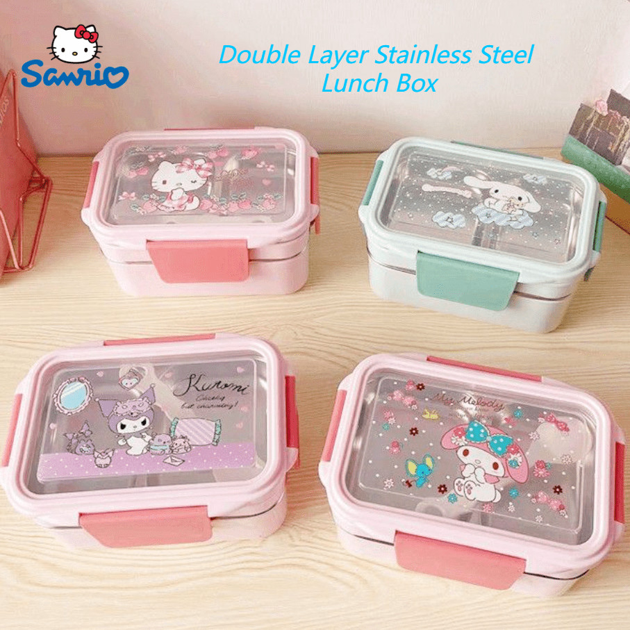 Cute Cinnamoroll Kuromi Kitty Melody Cartoon Stainless Steel Insulated ...