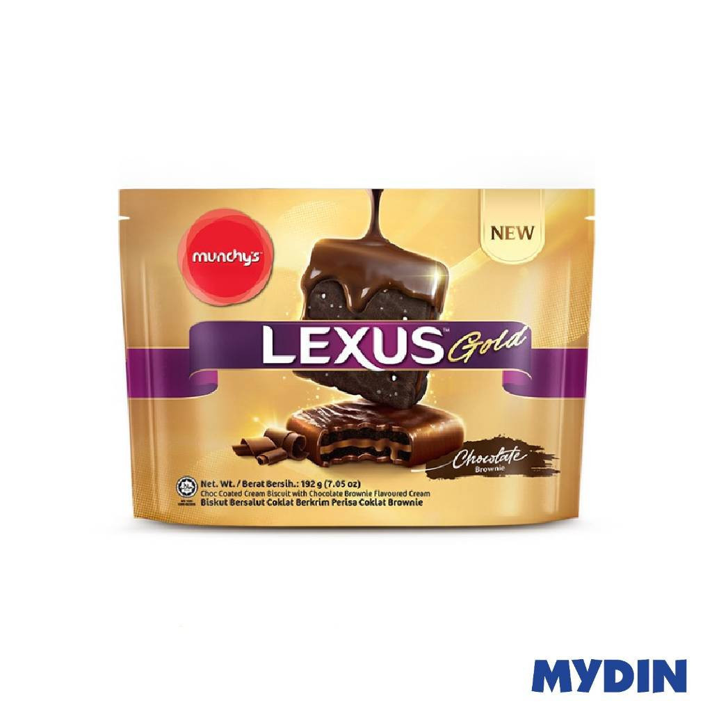 Munchy's Lexus Gold Chocolate Coated Chocolate Brownie (192g) | Shopee Malaysia