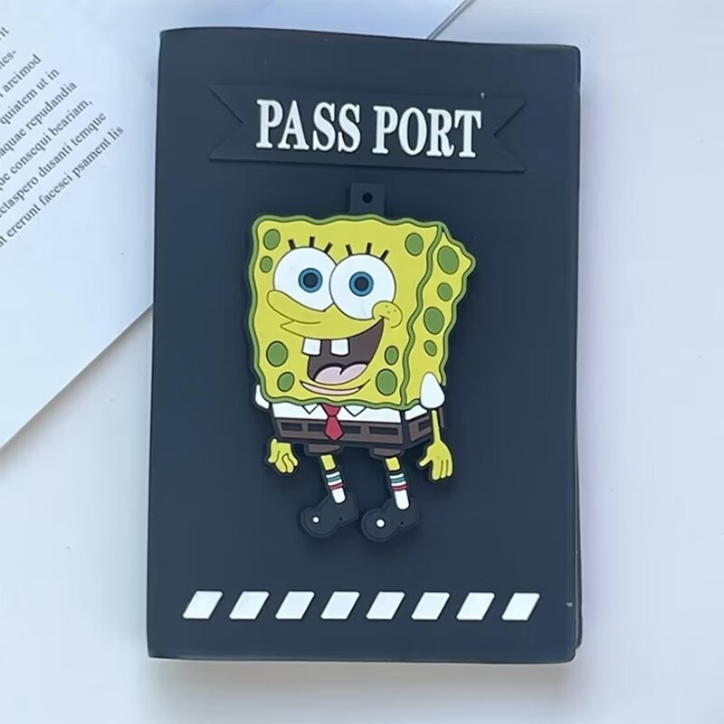 Passport Protective Case One Punch Man Naruto SpongeBob SquarePants ...