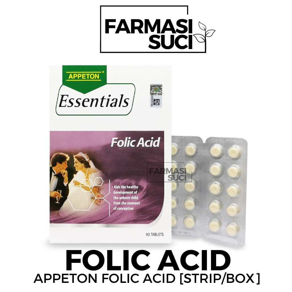 APPETON Essentials Folic Acid 90 Tablets [EXP: 06/2025] | Shopee Malaysia
