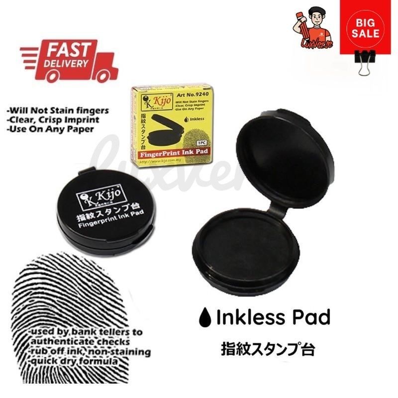 Kijo Finger Print Ink Pad/ Thumb print ink pad/ Finger Stamp Pad 指纹印台 ...